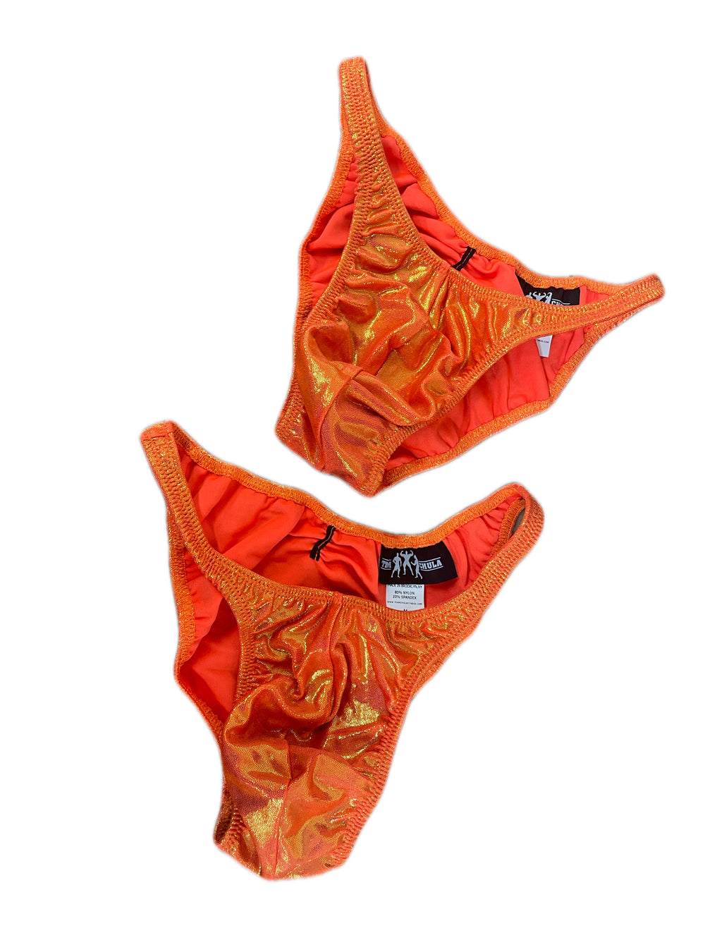 Sunkist Orange bodybuilding trunks – CHULA WEAR